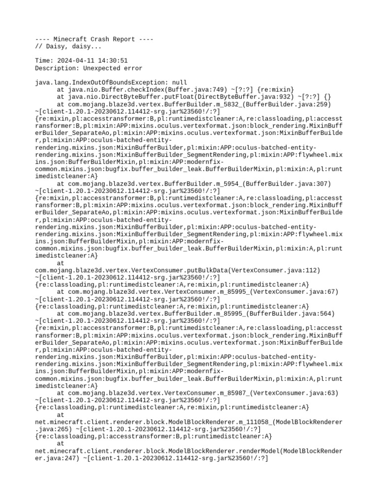 Crash 2024 04 11 - 14.30.51 Client | PDF | Computer Science | Computer ...