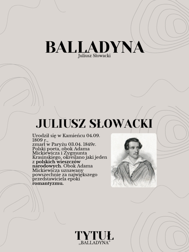 BALLADYNA | PDF