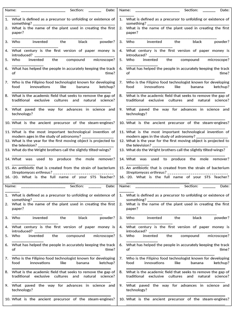 Quiz 1 Pdf Organisms Bacteria