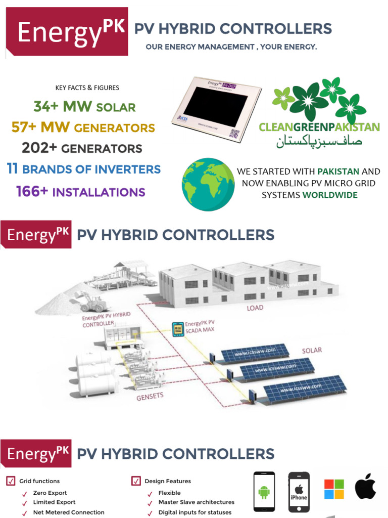 PV Hybrid Controllers: Solar | PDF | Electric Generator | Power Inverter