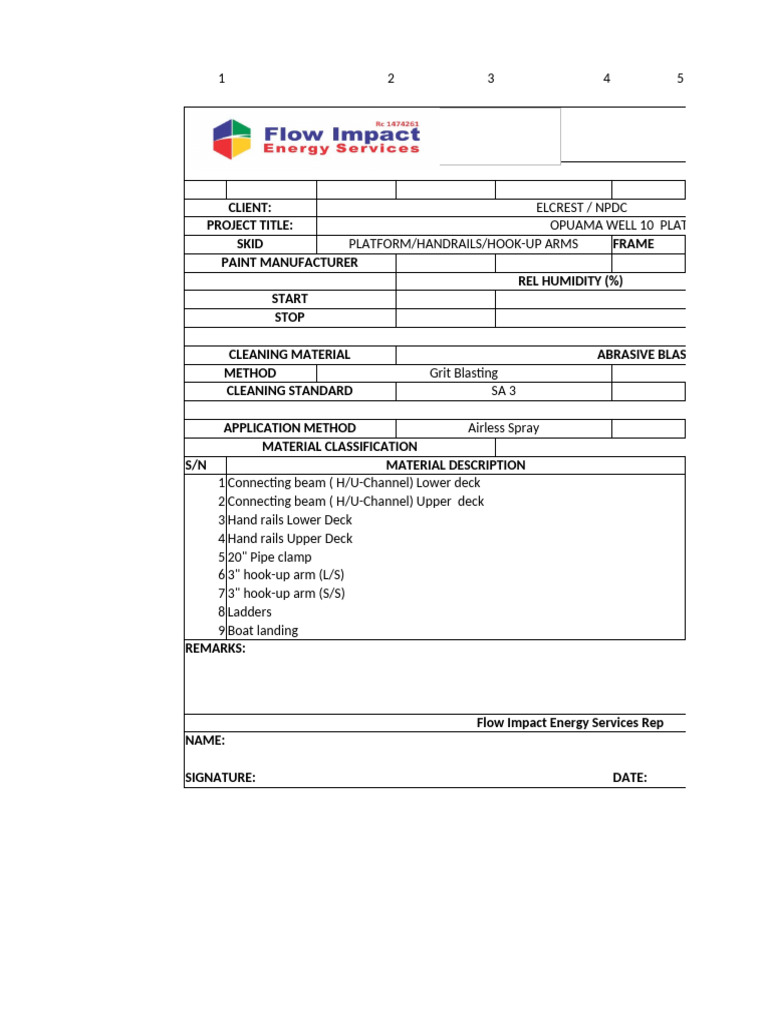Blasting Painting Report e | PDF | Paint | Industrial Processes