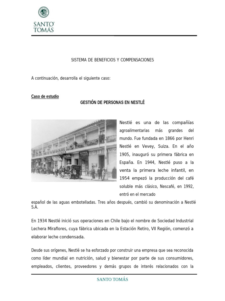 Caso Nestle 2024 | PDF | Hacerse un nido | Business