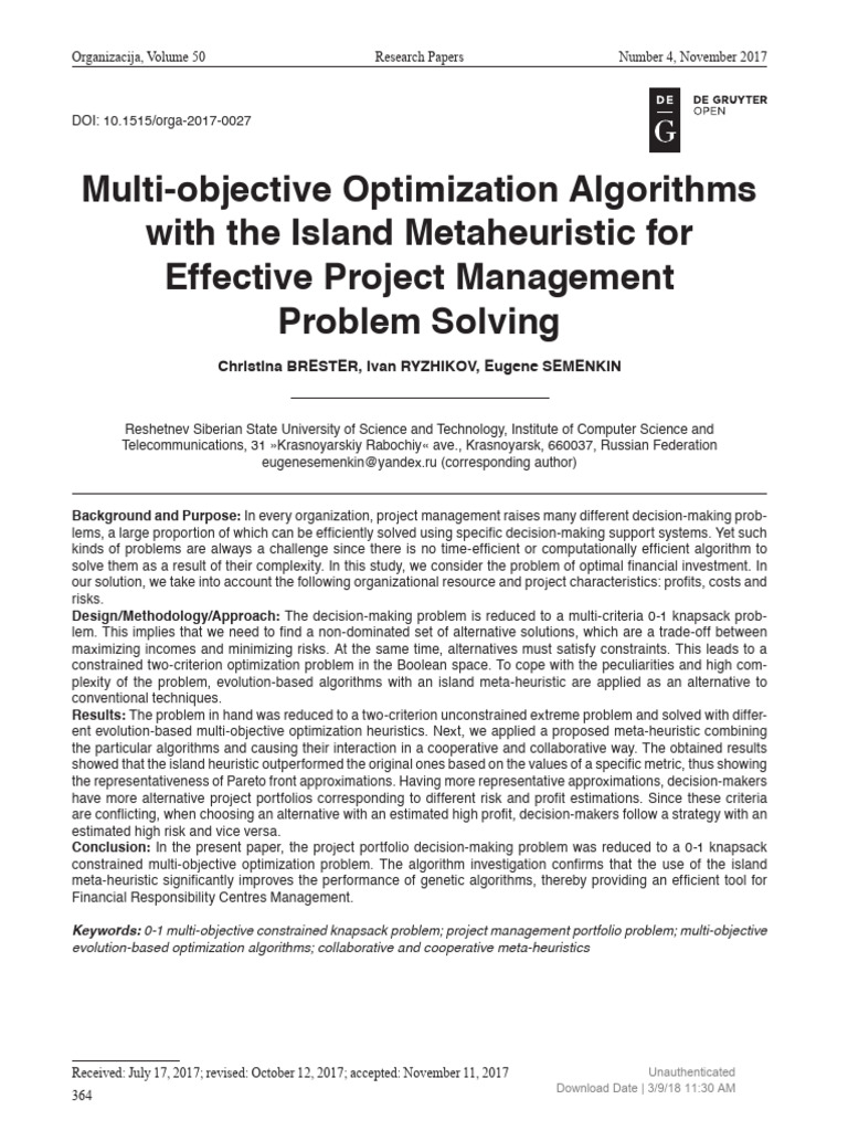 Brest Er 2017 | PDF | Mathematical Optimization | Applied Mathematics