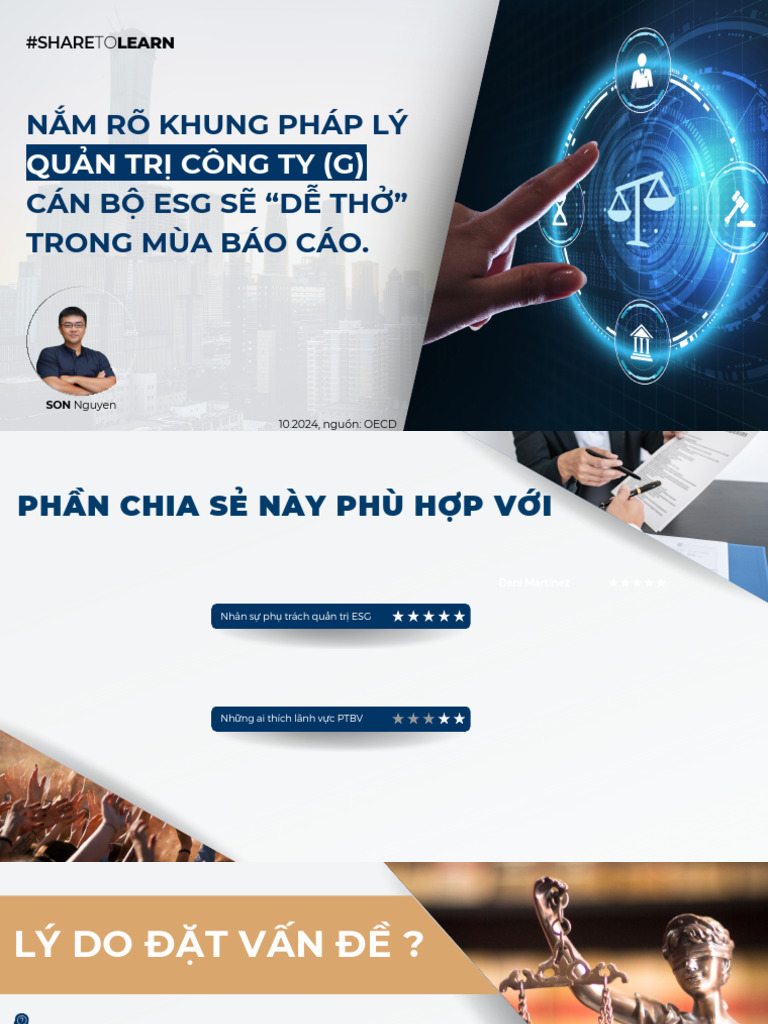 ESG Hoang Son - Nam Ro Khung Phap Ly ESG(G) | PDF