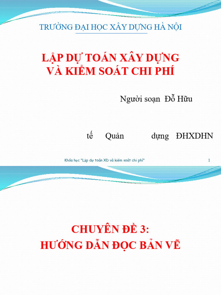 Chuyen de 3 - Doc - Ban - Ve 2022 | PDF