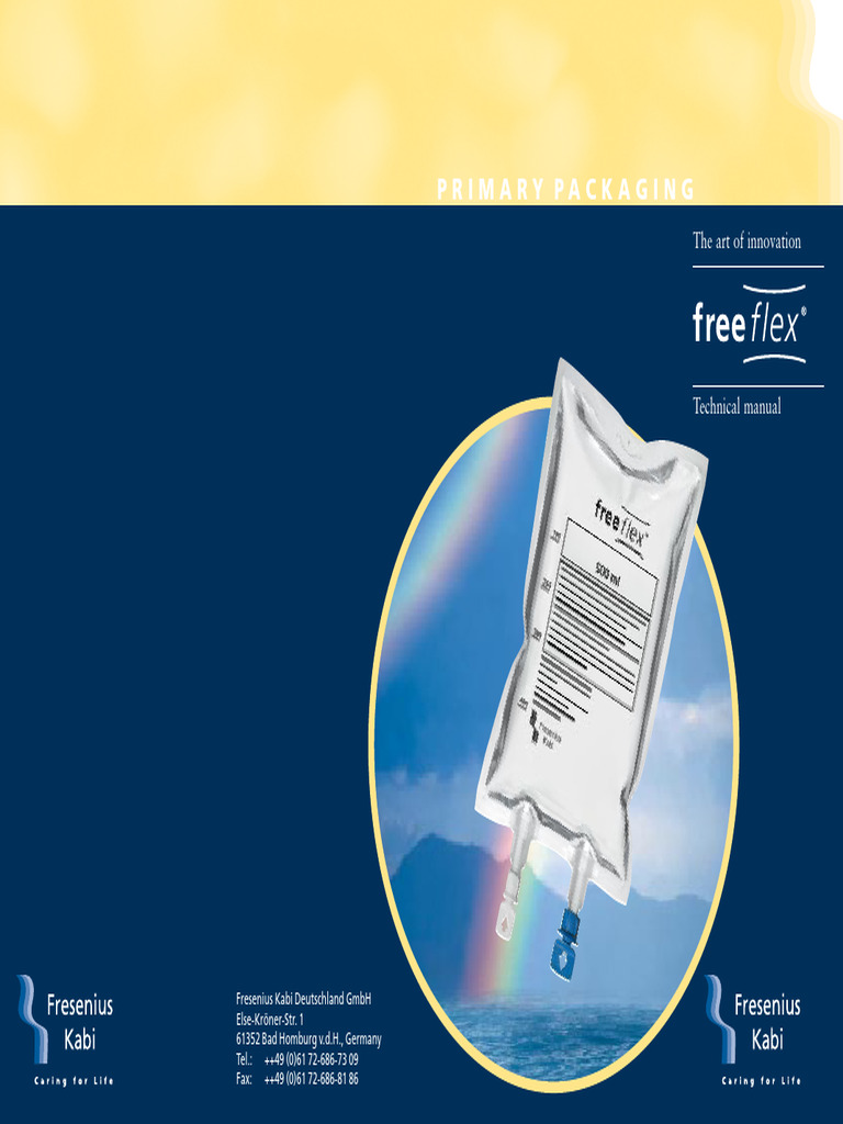 MANUAL TECNICO Freeflex Fresenius Kabi | PDF | Sterilization ...