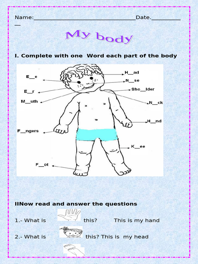 my-body-HOMEWORK CLS .2 | PDF