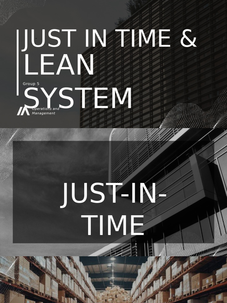 JIT and Lean System - 20241011 - 113942 - 0000 | PDF | Lean ...