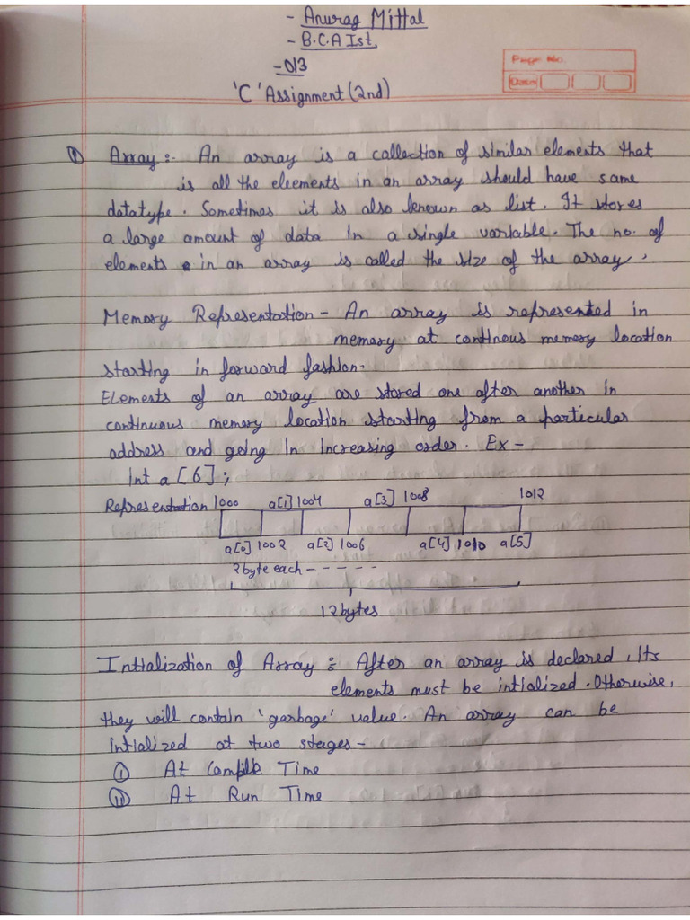 C Assignment 2nd | PDF