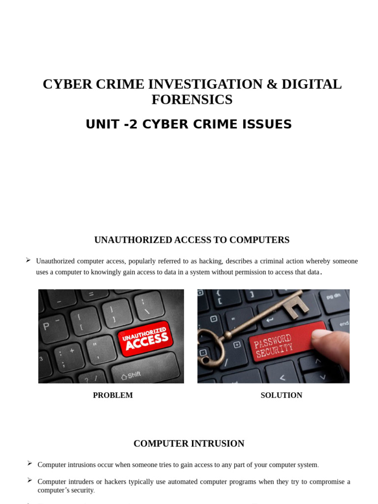 UNIT 2 | PDF | Security Hacker | Malware
