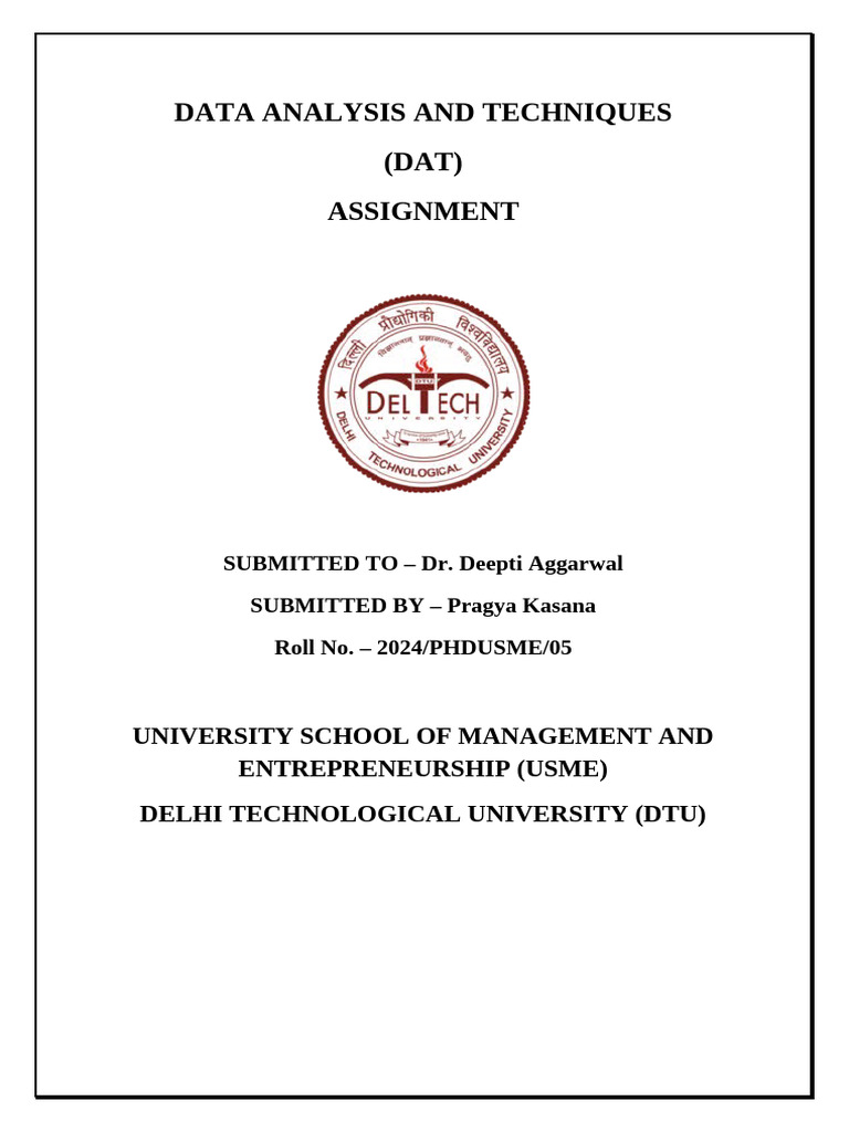 Assignment For Data Analysis | PDF | Histogram | Inflation