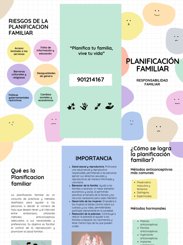 DPCC Triptico | PDF | Control de la natalidad | Reproducción humana