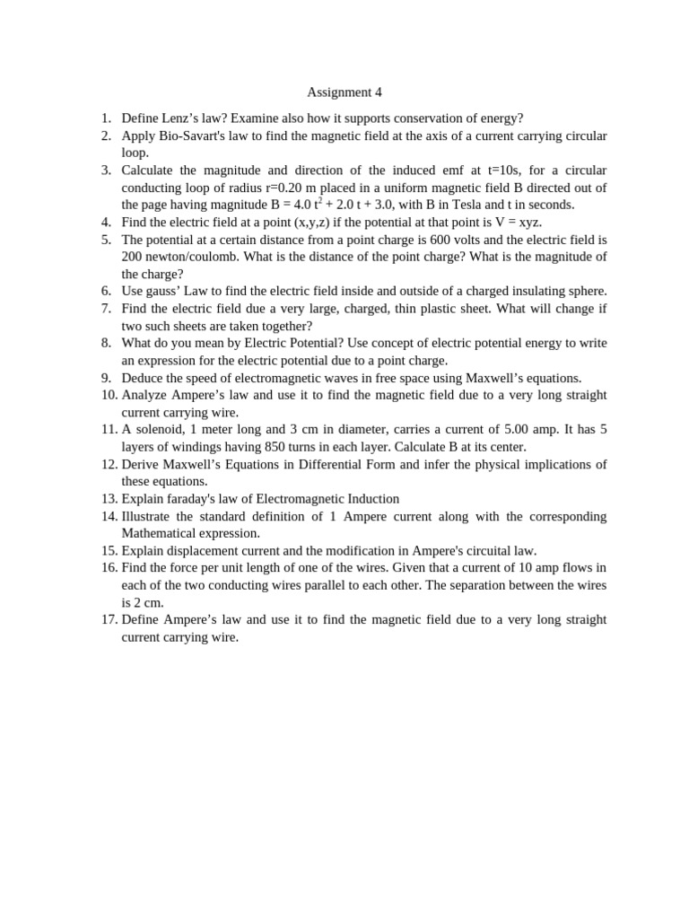 Assignment 4-1 | PDF