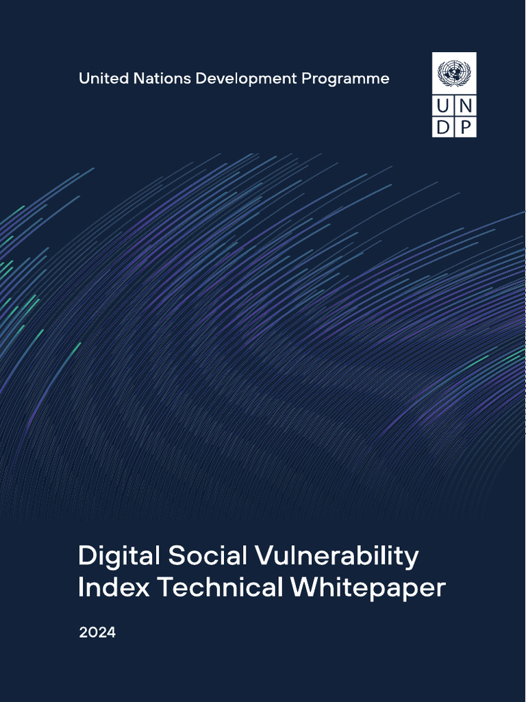 Undp Digital Social Vulnerability Index Technical Whitepaper | PDF | Vulnerability | Spatial ...