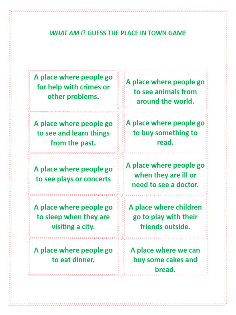 Guess The Place | PDF