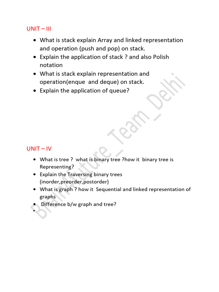 UNIT3 4 Data STR | PDF