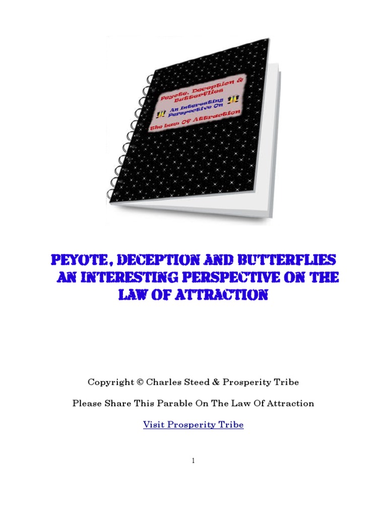 Peyote Deception Butterflies LOA | PDF | Wellness | Medical