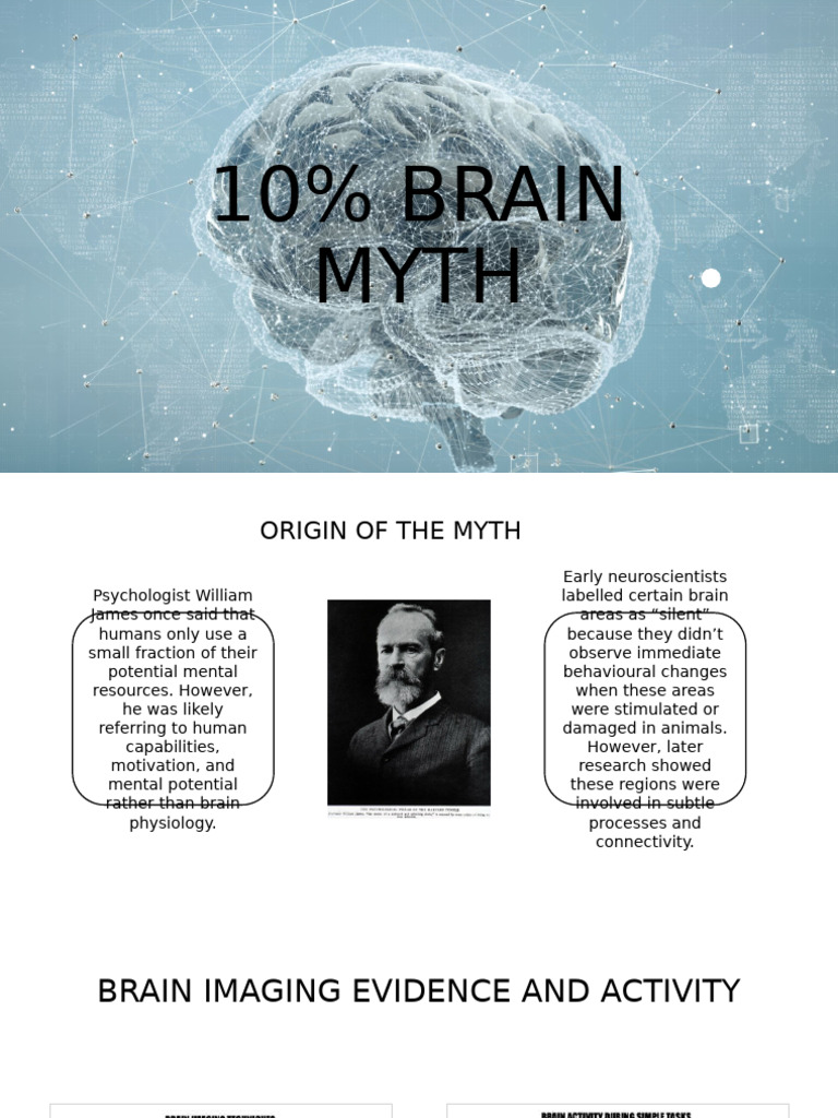10% Brain Myth | PDF | Neuroplasticity | Brain