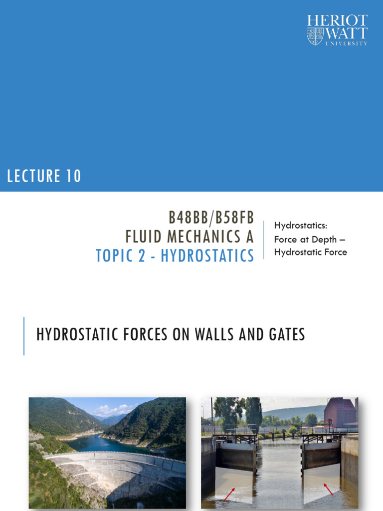 Lecture 10 - Force at Depth-3 | PDF | Pressure | Liquids