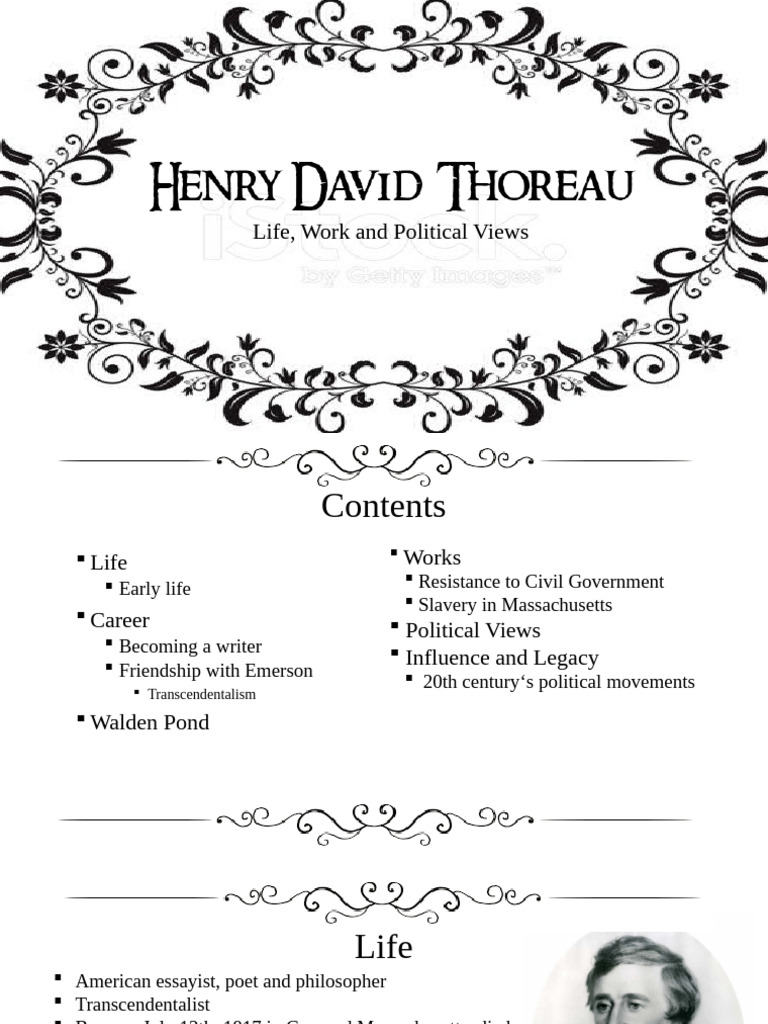 Thoreau | PDF | Civil Disobedience (Thoreau) | Transcendentalism