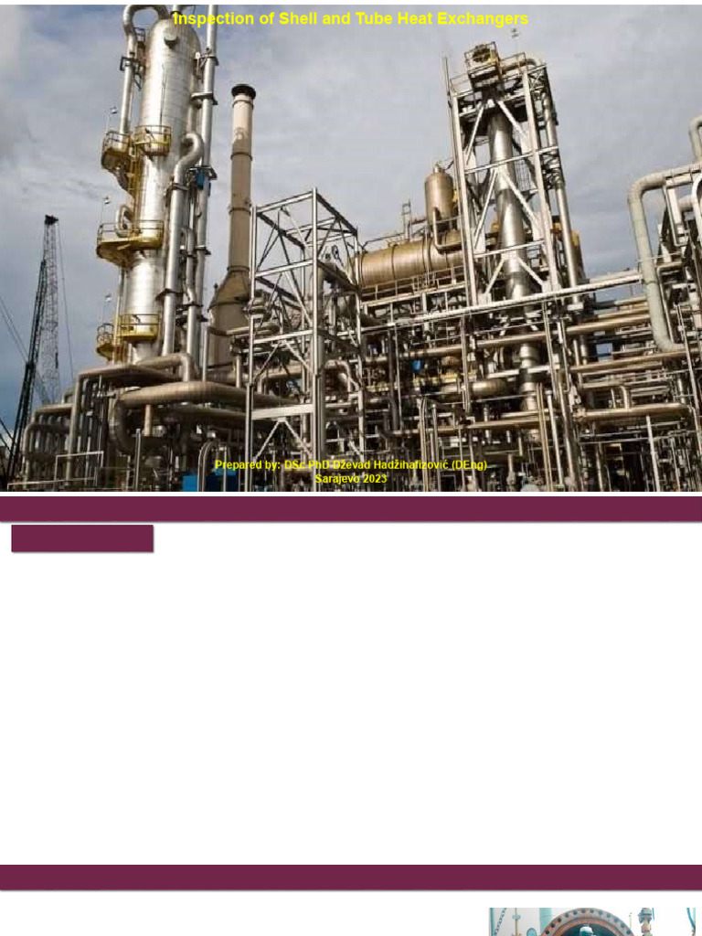Shell and Tube Heat Exchanger Inspection | PDF | Mechanical Engineering ...