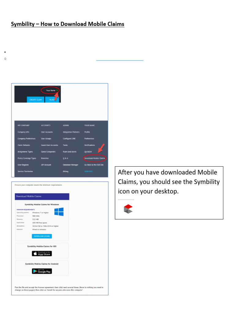 Download Symbility Mobile Claims | PDF