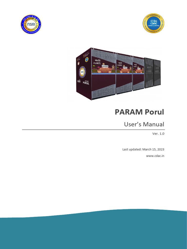 PARAM Porul User Manual | PDF | Graphics Processing Unit | Computer Network