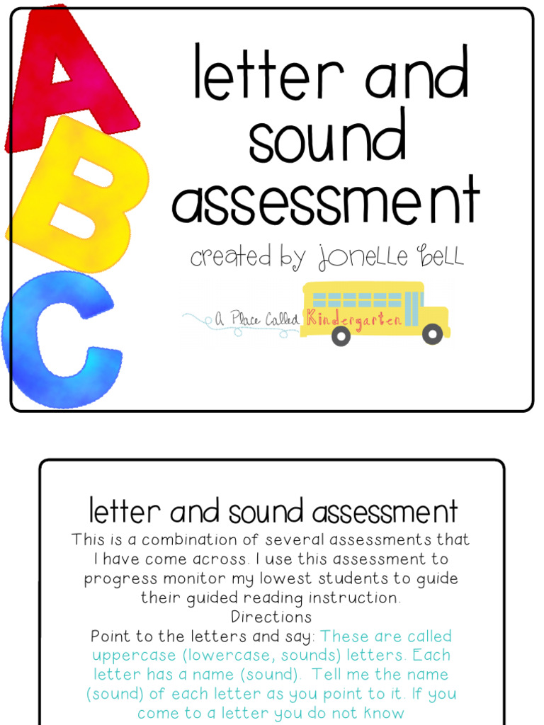 letterandsoundassessmentfreebie-1 | PDF | Writing | Orthography
