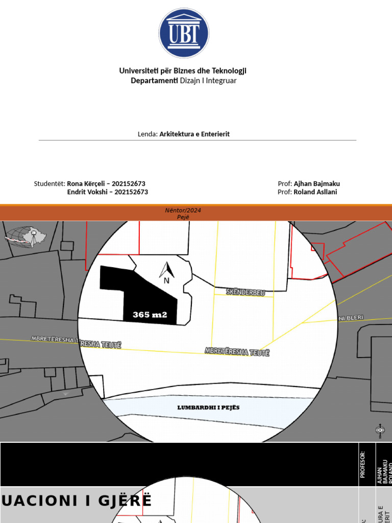 Endrit Vokshi Arkitektur Enterier Punim Semestral | PDF
