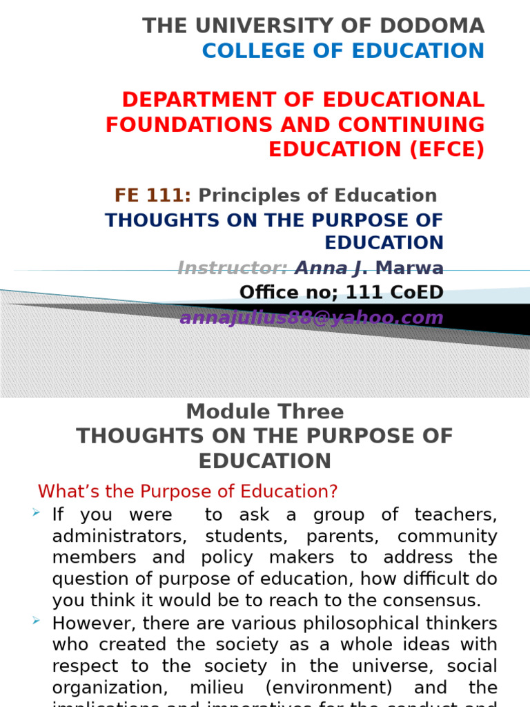 Fe 111-Principles of Education-1 | PDF | Socrates | Plato