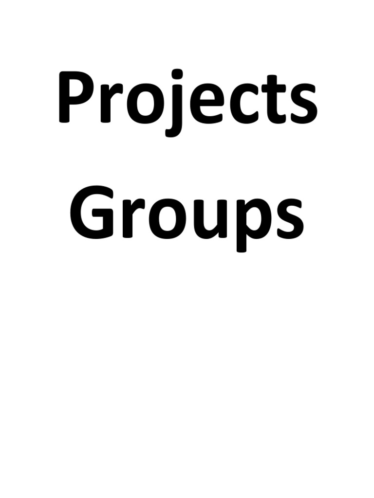 Project Group Members List | PDF