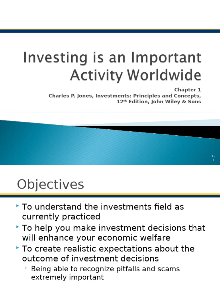 CH 01 | PDF | Investing | Risk