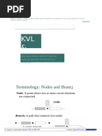 KVL KCL Practice Problems | PDF | Electrical Network | Physical Quantities