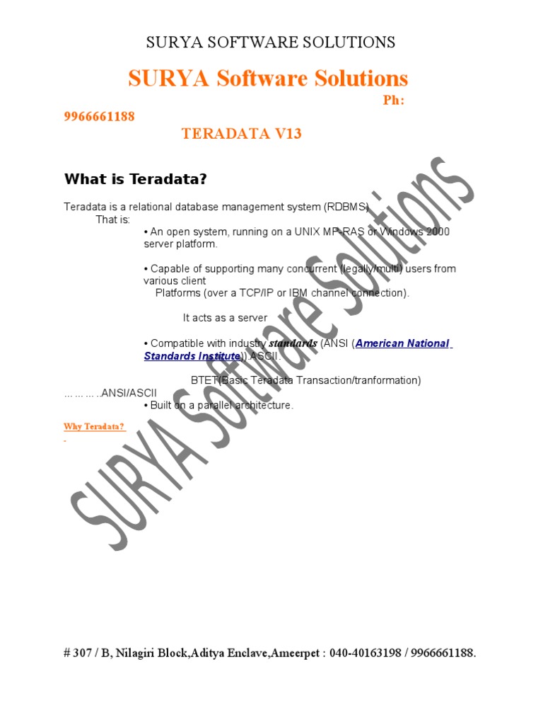 Surya Software Solutions | PDF | Computer Data Storage | File Format