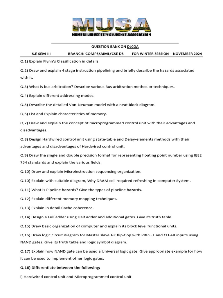 Dlca Qb Pdf Logic Gate Office Equipment