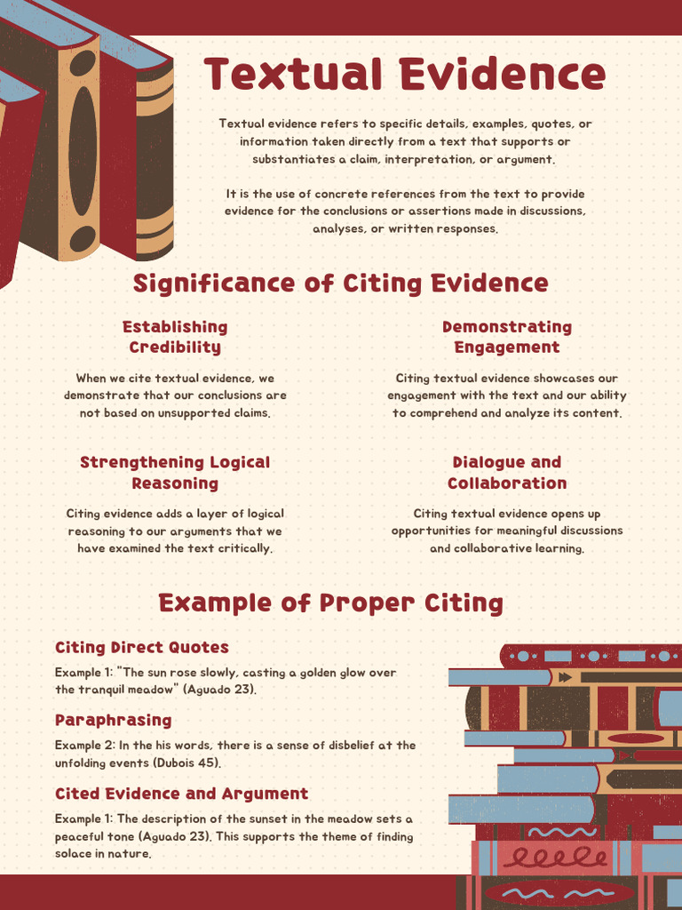 Textual Evidence Citing | PDF
