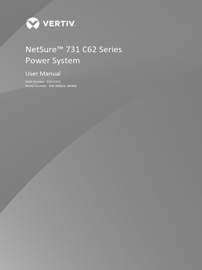 Netsure 731 c62 User Manual | PDF | Power Supply | Rectifier