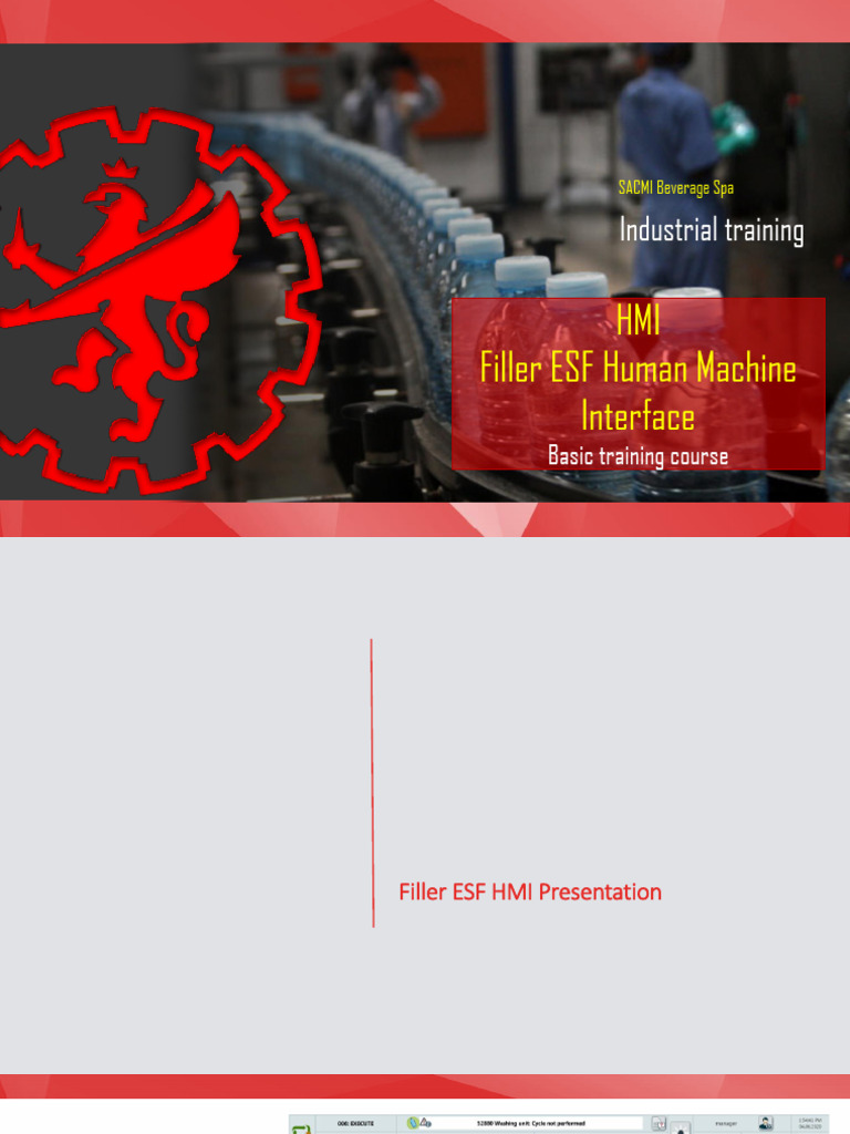 Filler ESF_HMI | PDF | Machines | User Interface