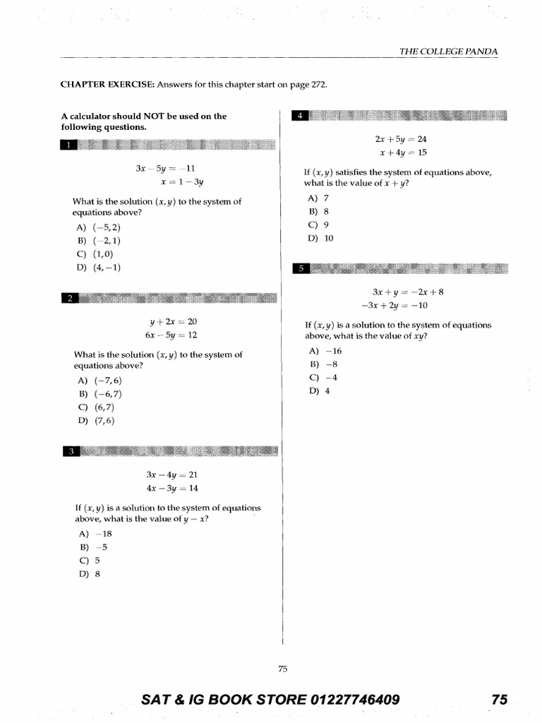System of Equations 2 | PDF