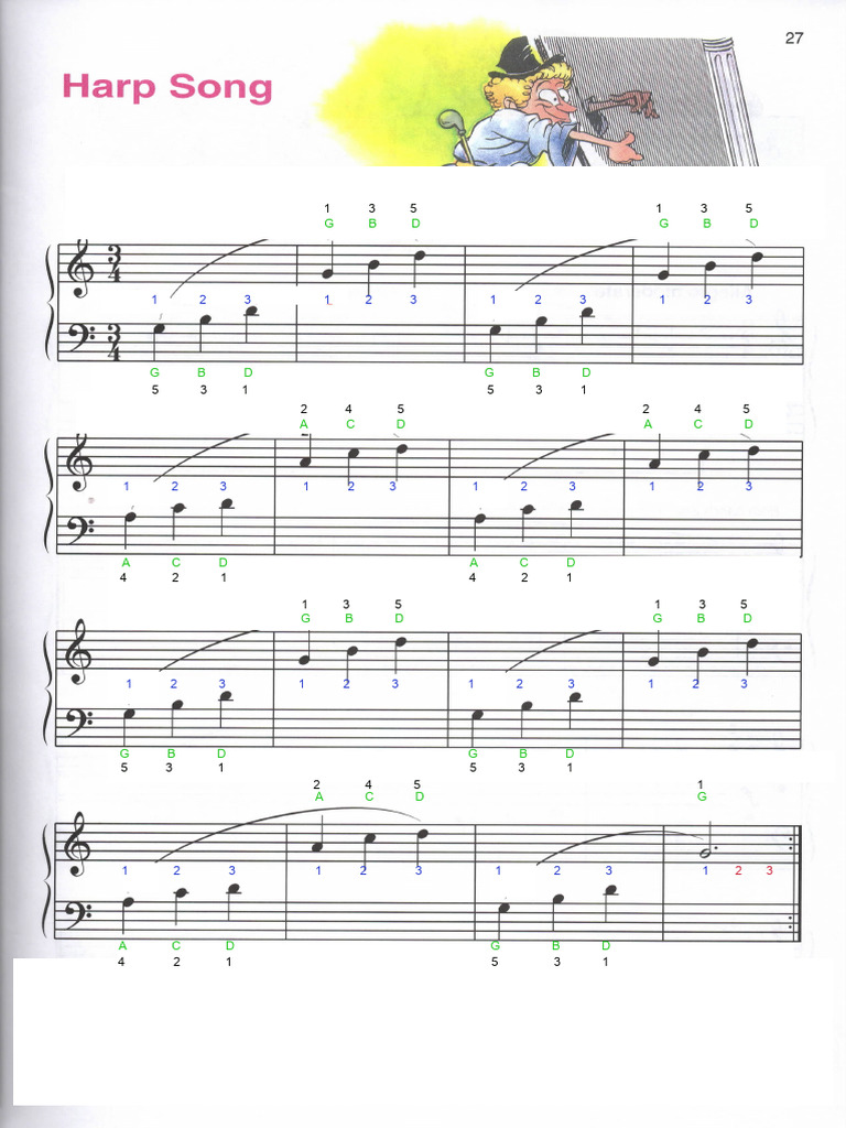 Harp Song Score Prep Complete | PDF