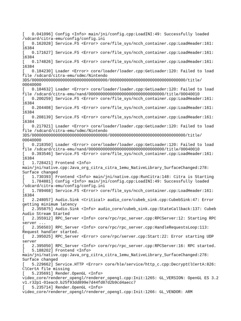 citra_log | PDF | Computer Science | Computer Architecture