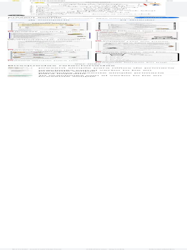 Ejercicios de Present Simple 5 Primaria - Buscar Con Google | PDF