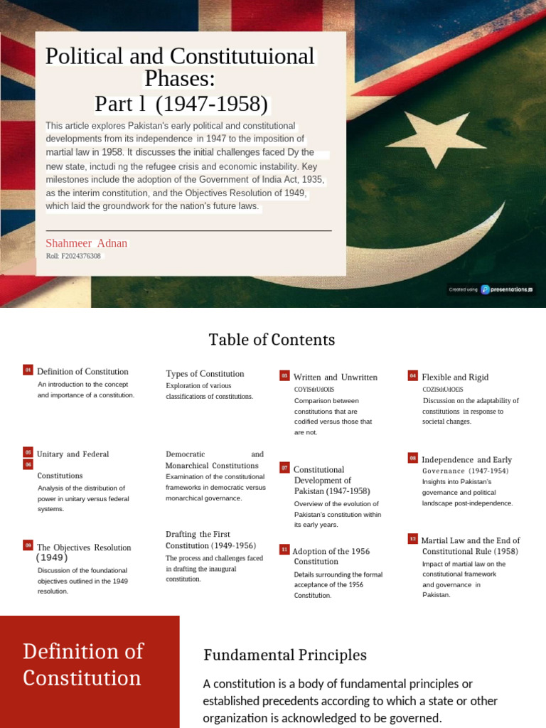 Political and Constitutional Phases | PDF | Constitution | Constitution ...