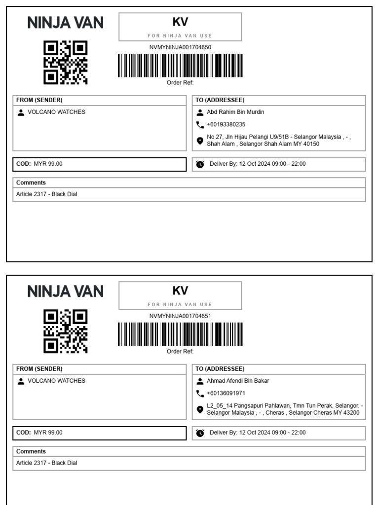 Masood 4 Invoices | PDF | Malaysia