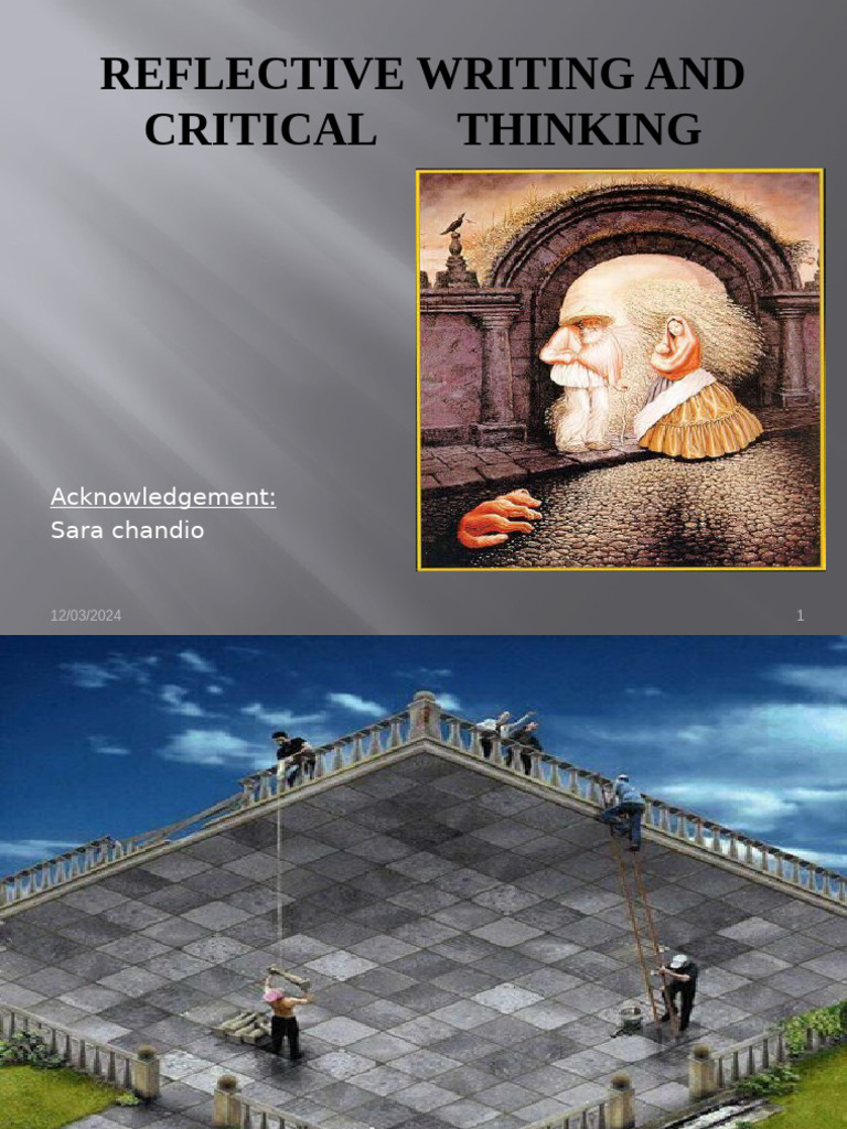 Unit 1 Critical Thinking, Reflective & Journal Writing | PDF | Critical ...