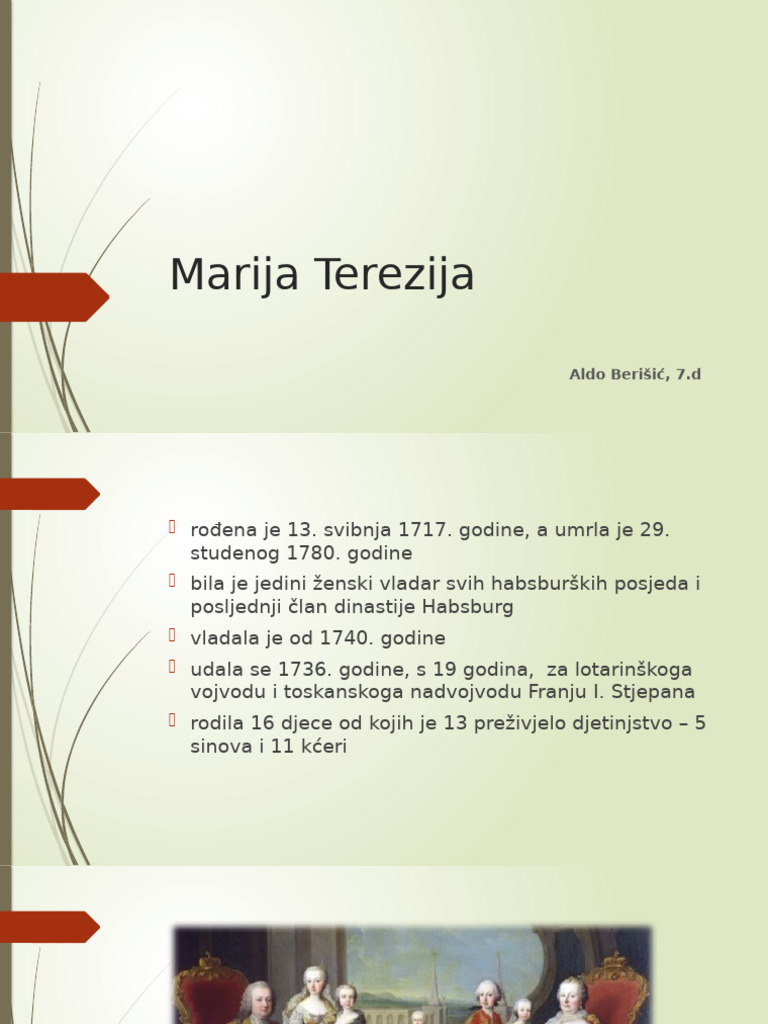Marija Terezija | PDF