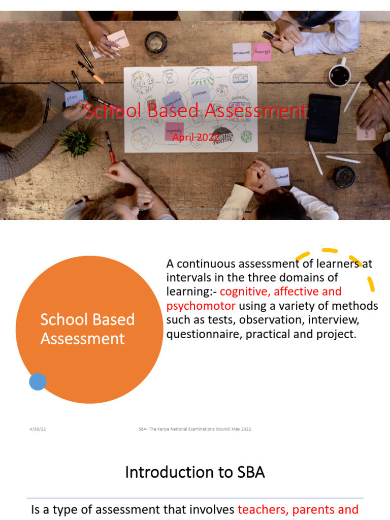 School Based Assessment | PDF | Educational Assessment | Learning
