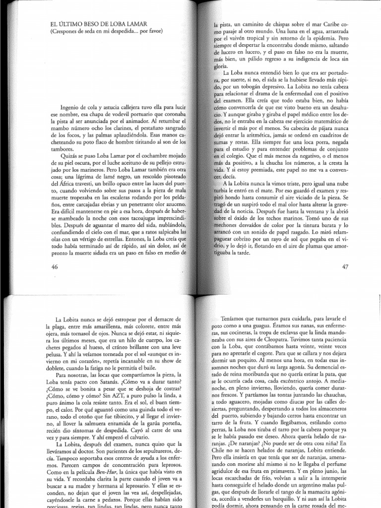 LEMEBEL, Pedro. Loco Afán - Crónicas de Sidario | PDF