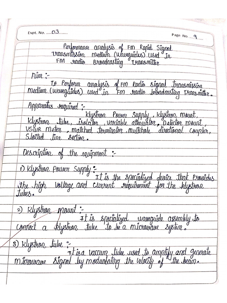 Ex No 3 High Frequency | PDF