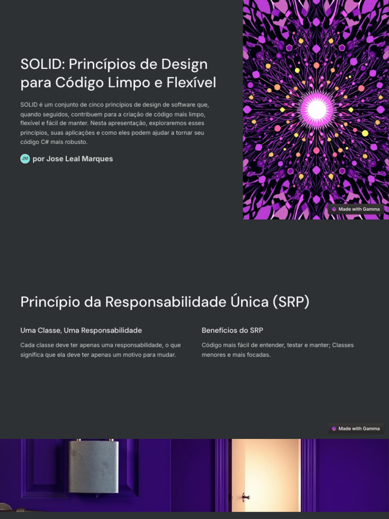 Princípios SOLID para Código C# Eficiente | PDF | Classe (programação ...